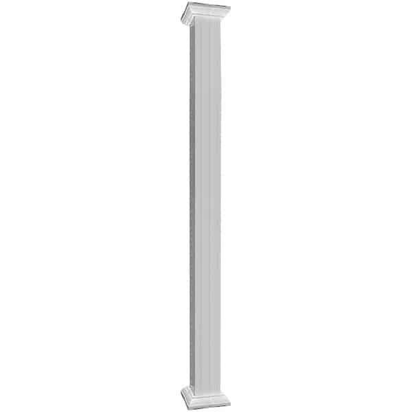 5-1/4" x 5-1/4" Square Fluted Column | Northern Aluminum Railings